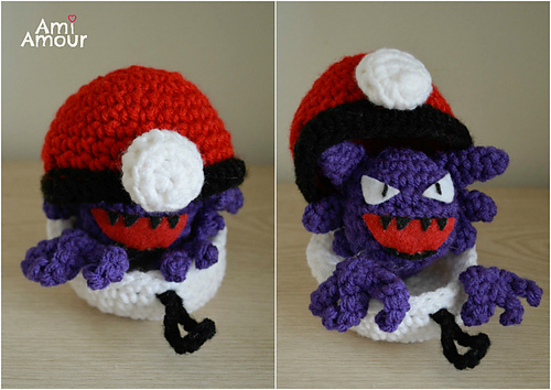 Ravelry: Haunter Amigurumi Pokemon pattern by Ami Amour