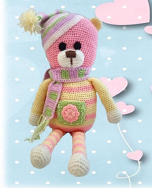 Ravelry: Candy the bear pattern by Ami By D