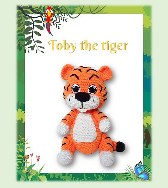 Ravelry: Toby the tiger pattern by Ami By D