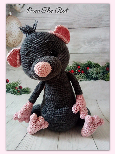 Ravelry: Oreo the rat pattern by Ami By D