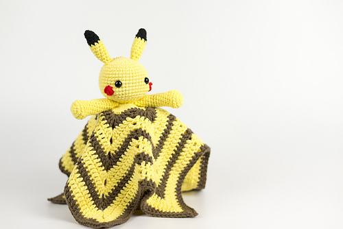 Ravelry: Pikachu baby blanket pattern by Eva Peñafiel