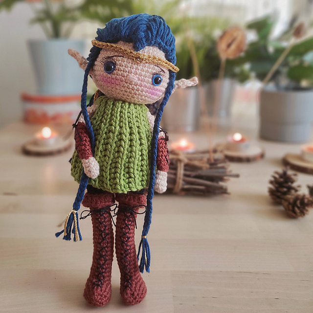 Ravelry: Elf Dilara amigurumi pattern by Eva Peñafiel