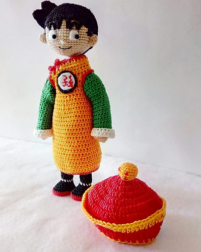 Ravelry: Gohan Dragon Ball Amigurumi pattern by Amigurumisdeluna