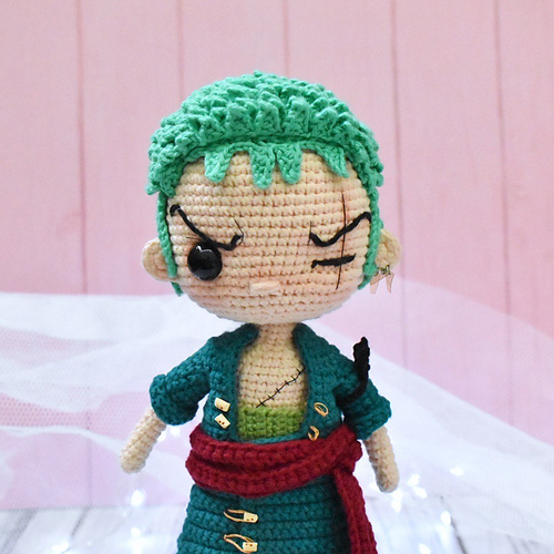 Ravelry: Zoro "One Piece" pattern by Amineko amigurumis