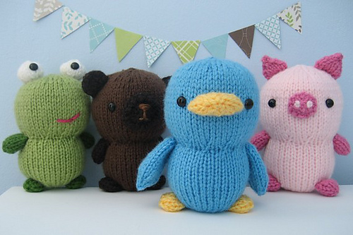 Ravelry: Animal Friends (Knit) pattern by Amy Gaines