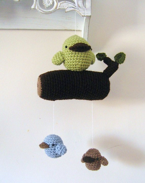 Ravelry: Amigurumi Bird Mobile pattern by Amy Gaines