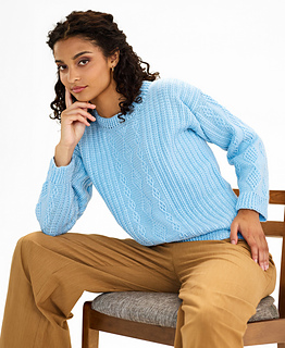 Ravelry: Diamond Sky Sweater pattern by Amy Gunderson
