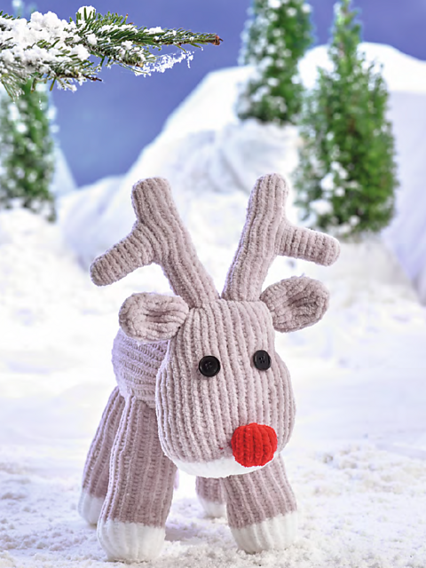 Ravelry: JB460 Rudolf the Knitted Reindeer pattern by James C. Brett