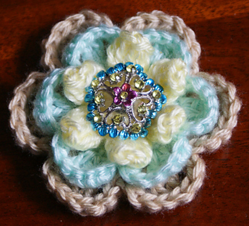 Ravelry: Easy Layered Crochet Rose pattern by Amy Solovay