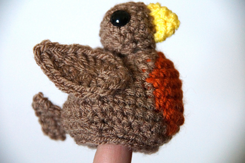 Ravelry: Robin Finger Puppet pattern by Amy Dawson