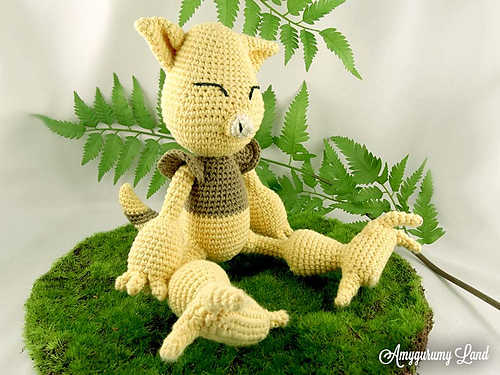 Ravelry: Pokemon: Abra pattern by Janelle Highland