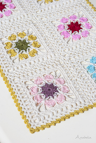 Ravelry: Flowers tablecloth pattern by Anabelia Handmade