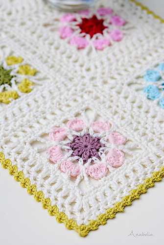 Ravelry: Flowers tablecloth pattern by Anabelia Handmade