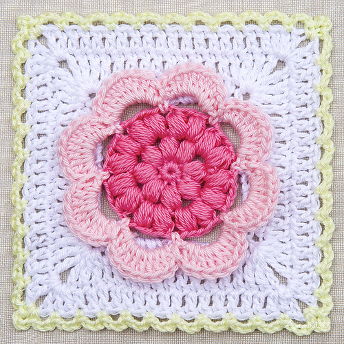 Ravelry: Tender Spring Square pattern by Anabelia Handmade