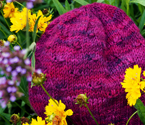 Ravelry: Slightly Slouchy Wildflower Tuque pattern by Anastasia E White