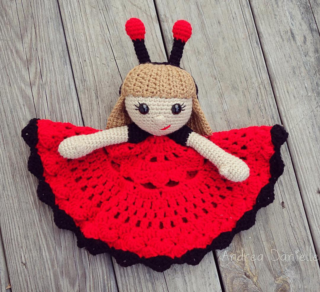 Ravelry: AndreaDanielle's June the Ladybug Girl Lovey