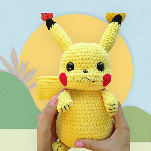 Ravelry: Pikachu Chenille pattern by Andreia Santos