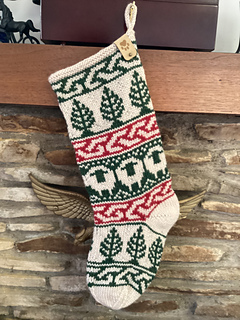 Ravelry: AngelaHandKnits' Celtic Sheep Stocking (11-16-24)