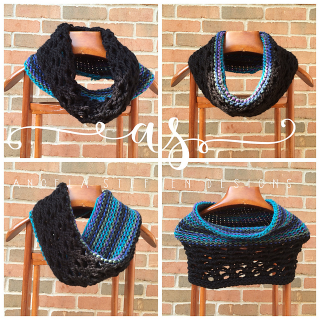 Ravelry: Gemini Cowl pattern by Angela Steffen