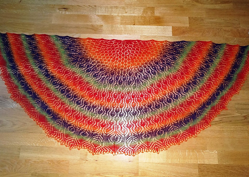 Ravelry: Princess-Peacock Shawl pattern by Natalia Sha