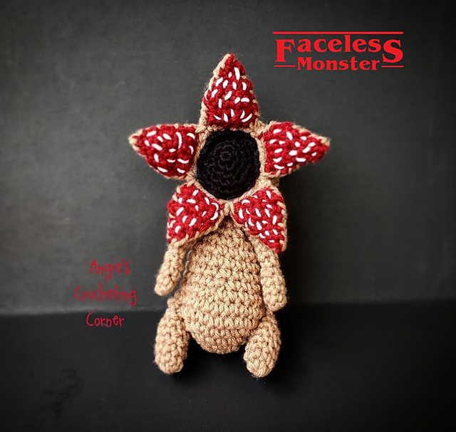Ravelry: Faceless Monster (Demogorgon) pattern by SlipStitchery