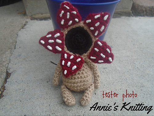 Ravelry: Faceless Monster (Demogorgon) pattern by SlipStitchery