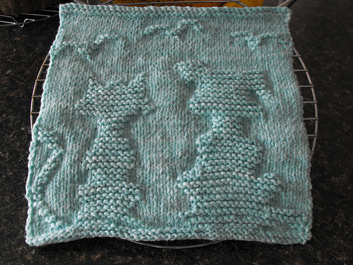 Ravelry: Spülirätsel Hund und Katze pattern by Mamafri