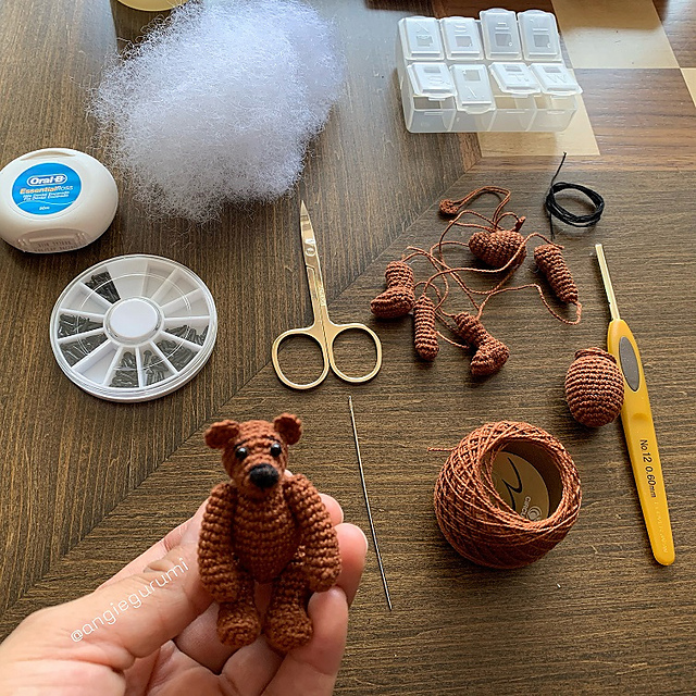 Ravelry: Mini osito AngieGurumi pattern by Angie Vega
