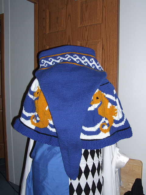 Ravelry: AngierAnne's Heraldic Hooded Mantle