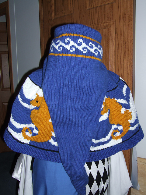 Ravelry: AngierAnne's Heraldic Hooded Mantle