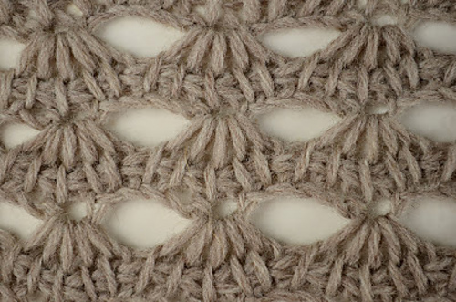Ravelry: Tunisian Scallop Lace pattern by Angela Lynn