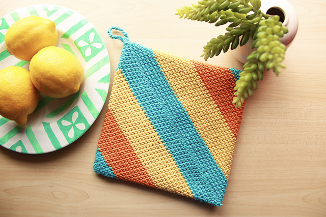 Ravelry: Potholder Color Block Style pattern by Anna Burton Designs