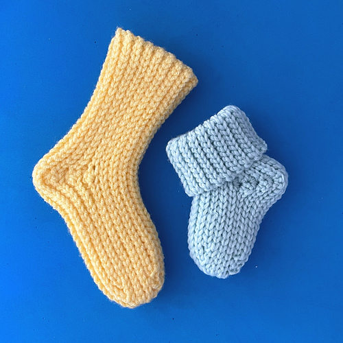 Ravelry: Baby wool socks pattern by Anna Ushakova