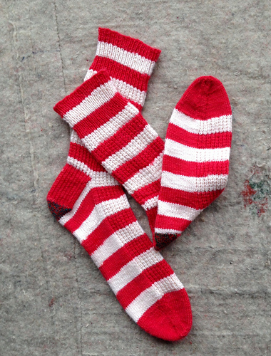 Ravelry: Strie Socks, Top Down pattern by Lara Neel
