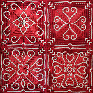 Ravelry: Kwadraty 22 seria A (7, 12, 15, 29) pattern by Anna Marciniakowa