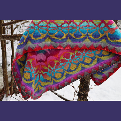 Ravelry: Flower Power DK Blanket pattern by Lucy Neatby