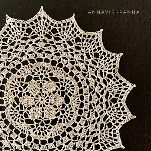 Ravelry: July Mandala pattern by Karin Åshammar/Virklust
