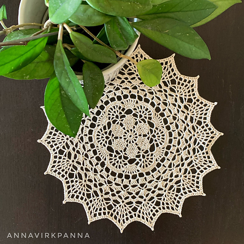 Ravelry: July Mandala pattern by Karin Åshammar/Virklust