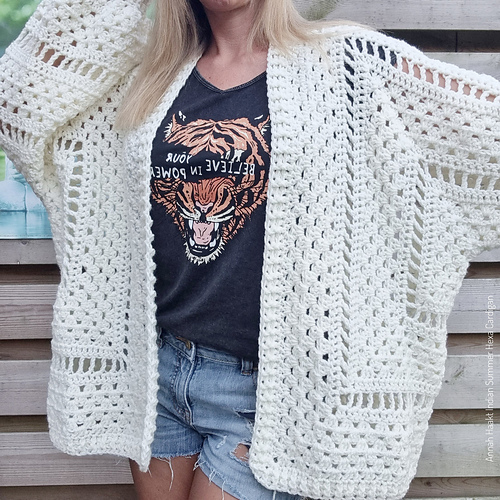 Ravelry: Indian Summer Hexa Cardigan pattern by Annah Haakt