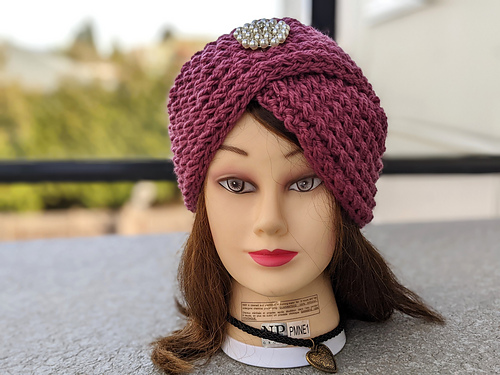 Ravelry: Turban Hat for beginners pattern by Annanitato Lolo