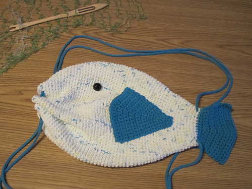 Ravelry: Fish Backpack pattern by Kristina Kavaliauskiene
