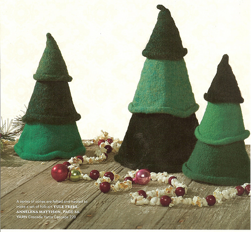 Ravelry: Yule Trees pattern by AnneLena Mattison