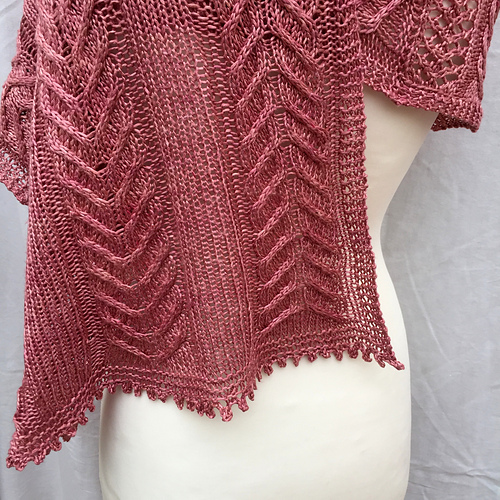 Ravelry: Staghorn Cable Wrap pattern by Anne Scahill