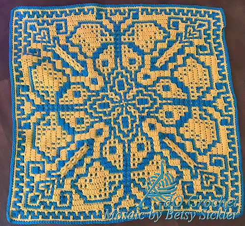 Ravelry: ButterFlowers Afghan Squares Butterflies pattern by Anneke den ...