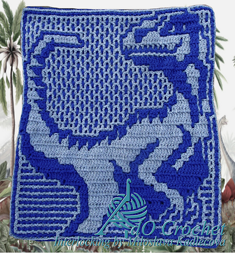 Ravelry: Dinosaur squares pattern by Anneke den Outer