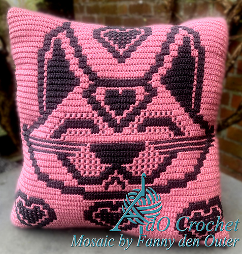 Ravelry: ZenTangle Kitten Baby Blanket and Pillow pattern by Anneke den ...