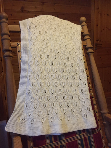 Ravelry: Snøklokker babyteppe - Snowdrop baby blanket pattern by Anne ...