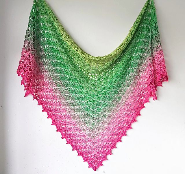Ravelry: Fragrant Shawl pattern by Carmen Heffernan