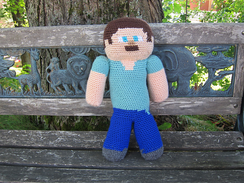 Ravelry: AnnieJeanson's Steve from "Minecraft"