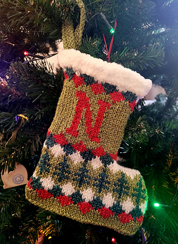 Ravelry: Especially for you Christmas stocking pattern by Annie Reilly